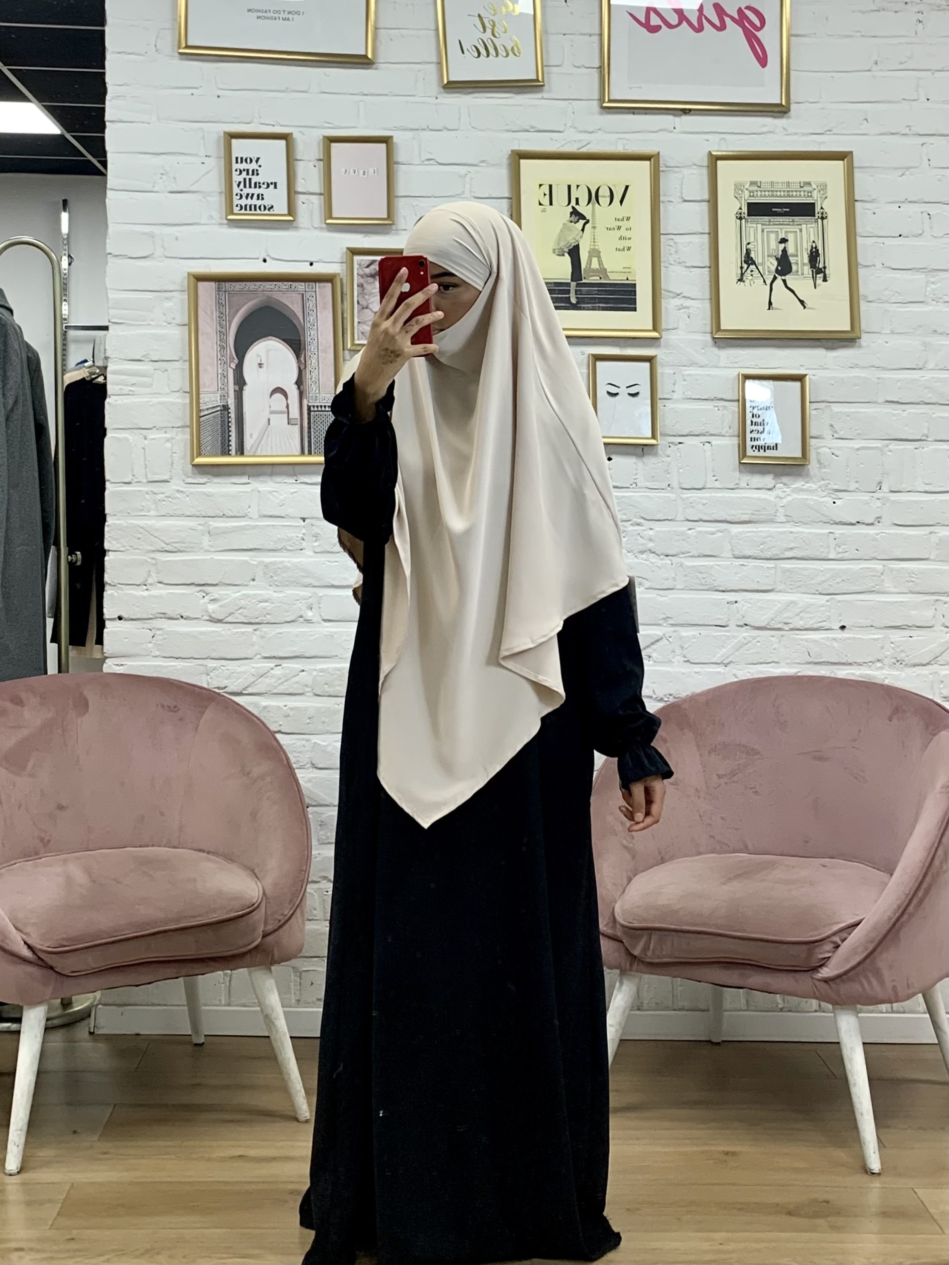 Khimar Crème - EL JAWARIYA
